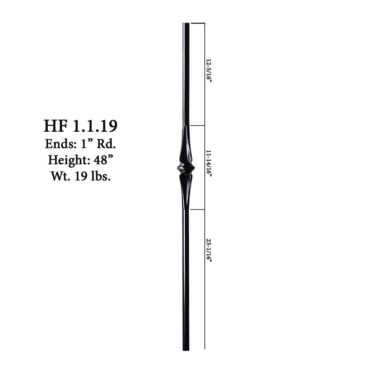 16.3.10 Level Base Collar | Ironwood Connection | Stair & Railing Company