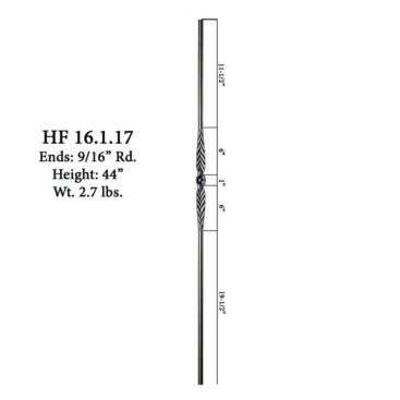 16.3.10 Level Base Collar | Ironwood Connection | Stair & Railing Company