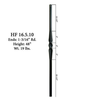 16.3.10 Level Base Collar | Ironwood Connection | Stair & Railing Company