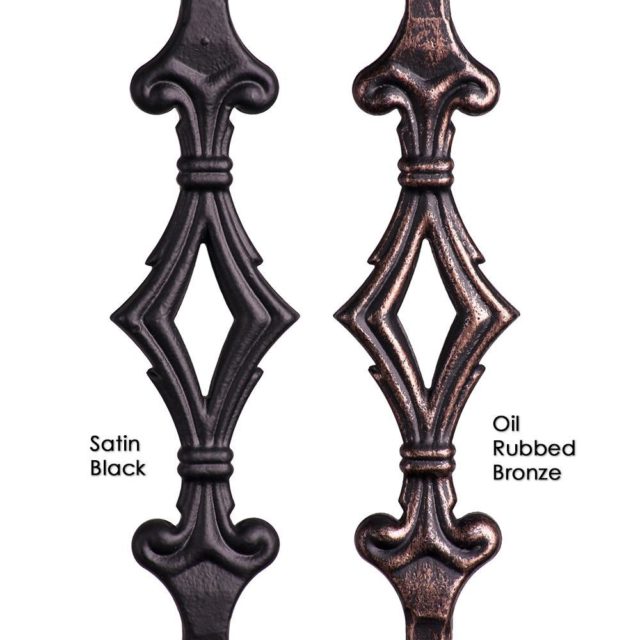 2.9.3 Single Diamond Iron Baluster | Ironwood Connection | Stair ...