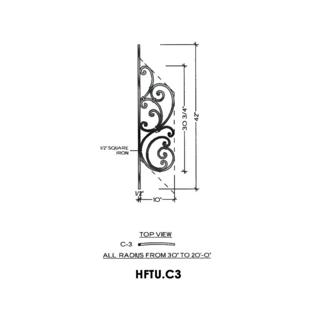 Tuscany C3 – Curved & Angled | Ironwood Connection | Stair & Railing ...
