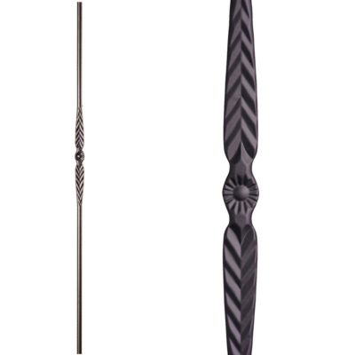 2.1.5 Long Single Knuckle Iron Baluster | Ironwood Connection | Stair ...