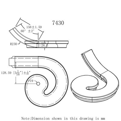 6060 Slim Modern Wood Handrail – Red Oak | Ironwood Connection | Stair ...